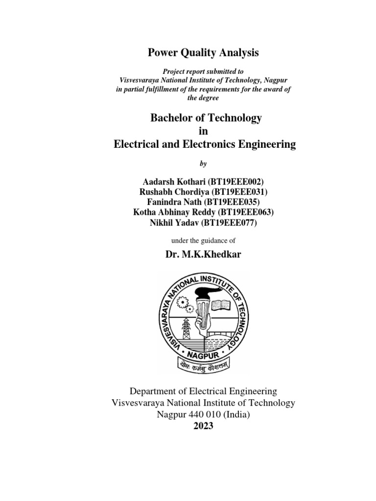 Final FYP | PDF | Electric Power Distribution | Electrical Engineering