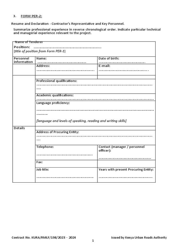 198-Periodic Maintenance of Roads Within Kilimani Area-51-54 | PDF