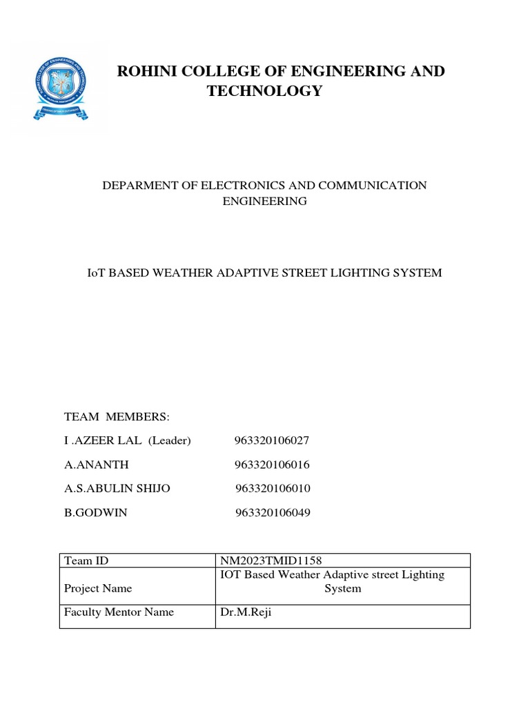 NM Project File | PDF | Internet Of Things | Smart Grid