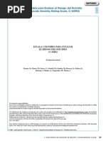 Escala Columbia | PDF | Suicidio | Sicología
