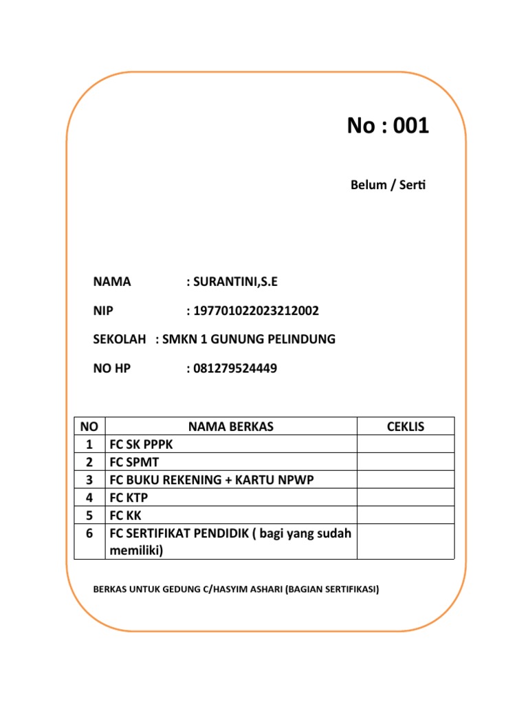 Contoh Label Map | PDF