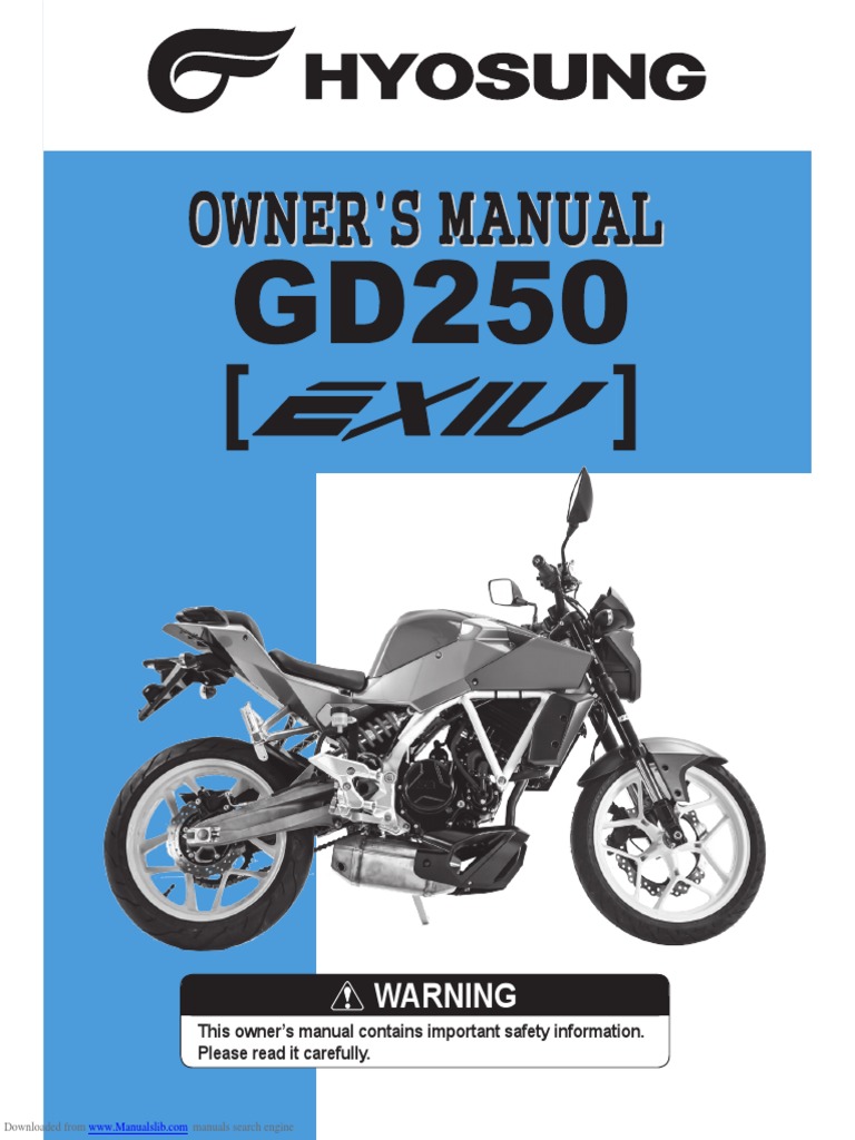 GD 250 | PDF | Motorcycle | Gasoline