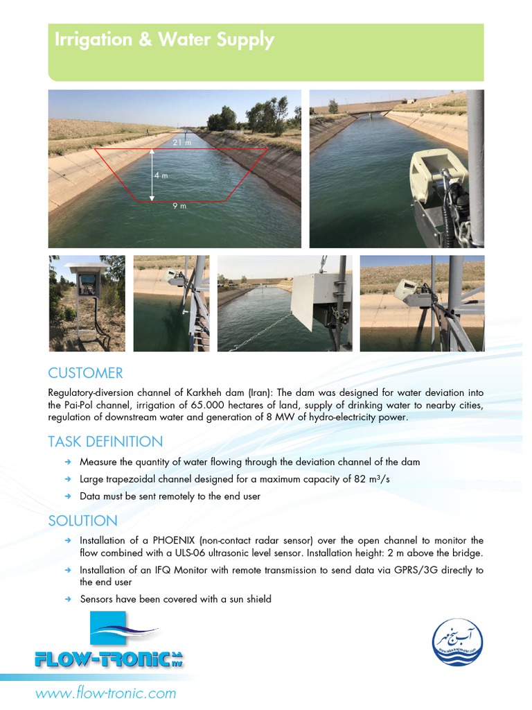 Karkheh Dam Water Flow Monitoring | PDF