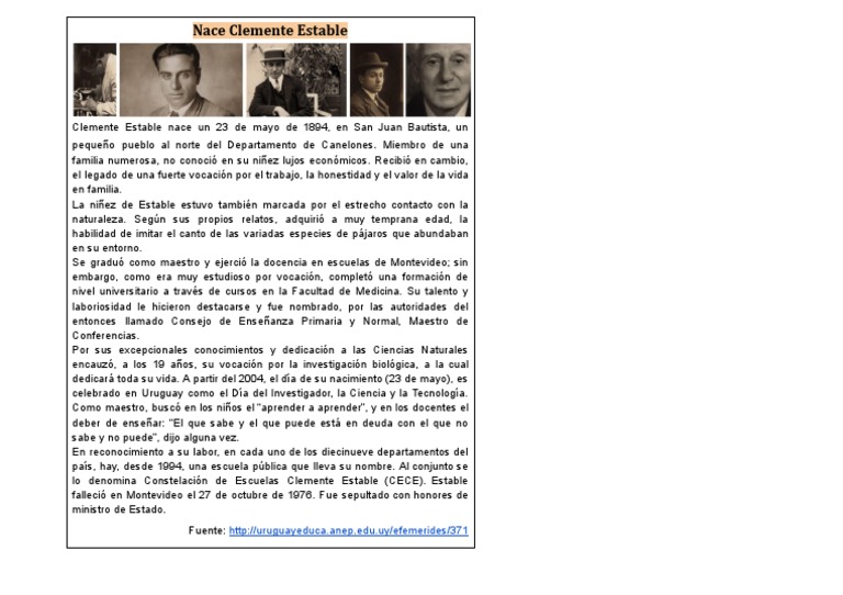 Texto Clemente Estable - Documentos de Google | PDF