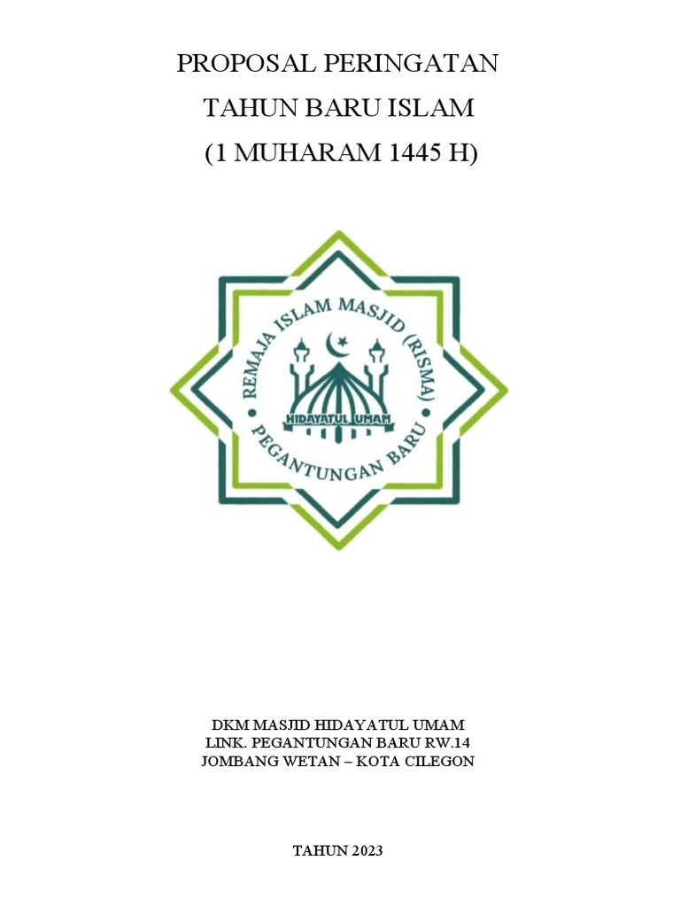Proposal Peringatan Tahun Baru Islam 2023 Revisi | PDF