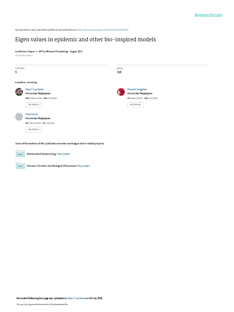AIP Asep Ema Santi Raihan | PDF | Eigenvalues And Eigenvectors | Mathematics