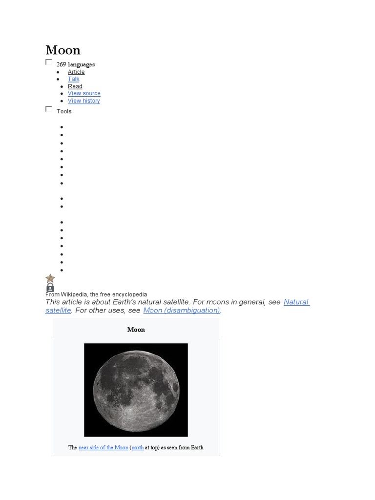 MOON - What Is Moon | PDF