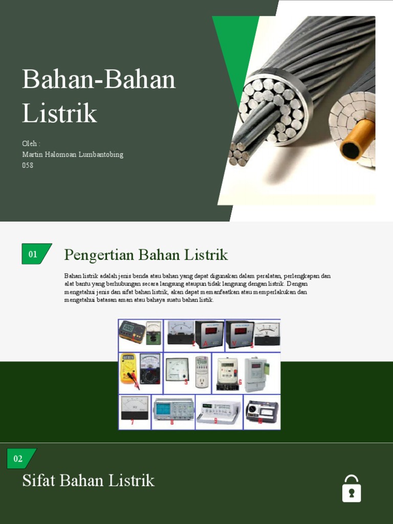Bahan-Bahan Listrik | PDF