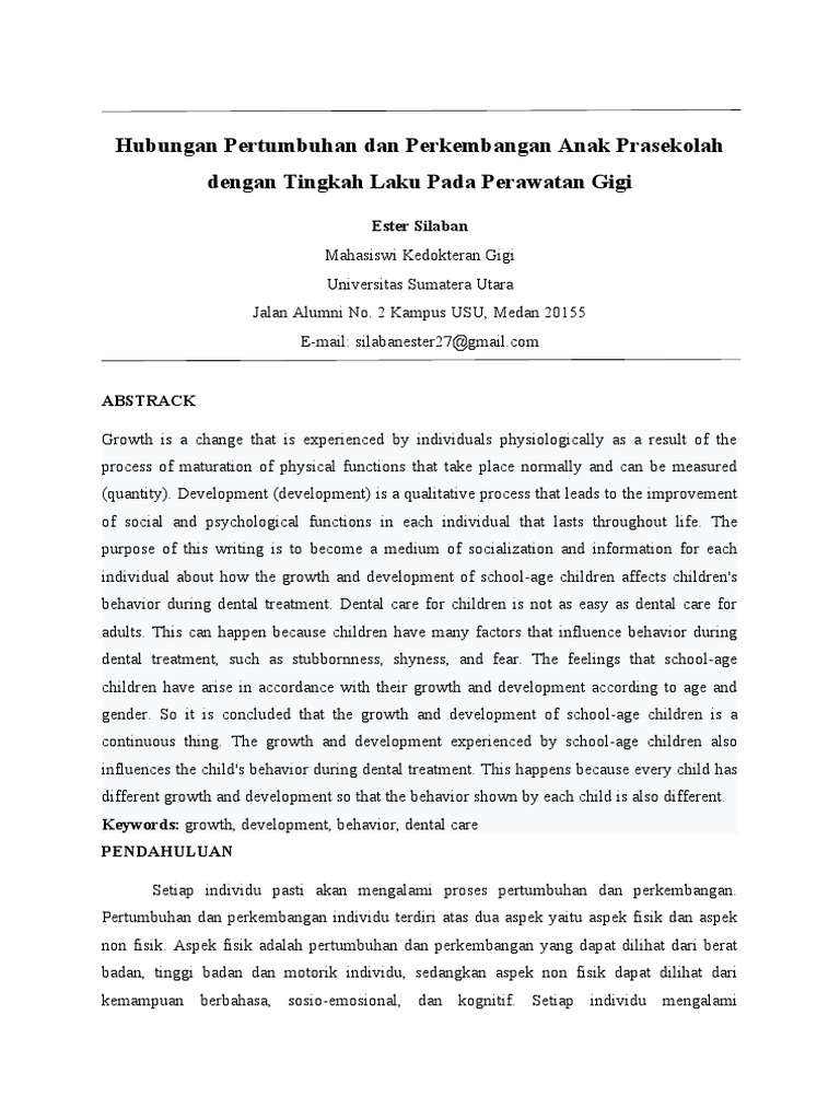 Ester Silaban - Tugas Individu Makalah | PDF | Human Development ... Ester Silaban - Tugas Individu Makalah | PDF | Human Development ...