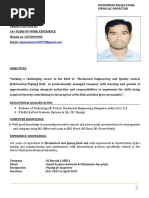 PIPING FOREMAN Roles and Responsibilities | PDF