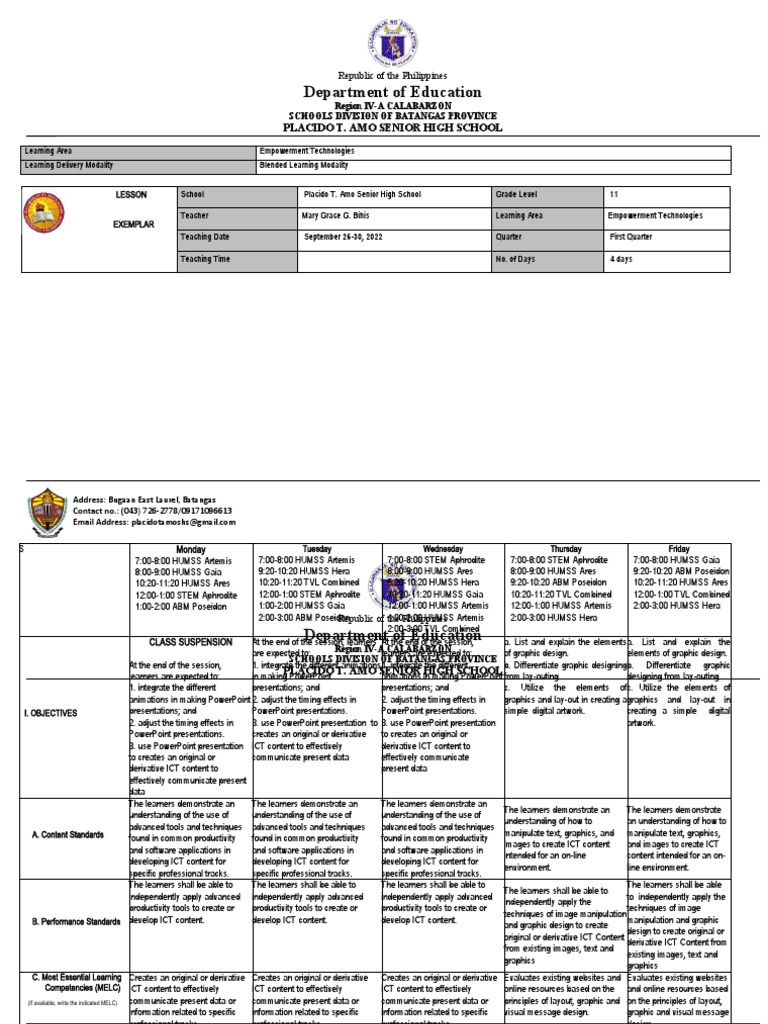 DLL_EMPTECH_Q1_W5-sep26-30 | PDF | Educational Technology | Microsoft Power Point