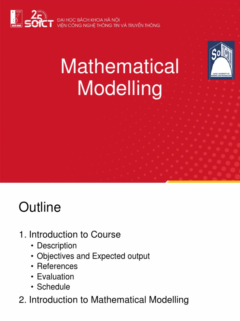Week1 Introduction To Course and Mathematical Modelling | PDF ...