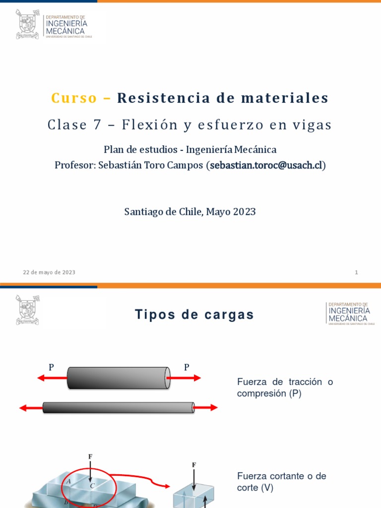 07 - Esfuerzo Normal en Flexión | PDF