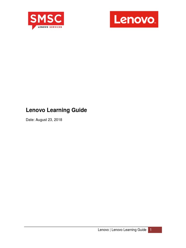 guides_lenovo_learning_guide | PDF | Password | Lenovo