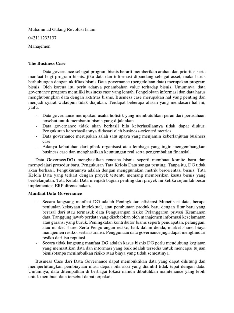 Muhammad Galang Revolusi Islam - 042111233137 - Tugas Resume TM 3 | PDF