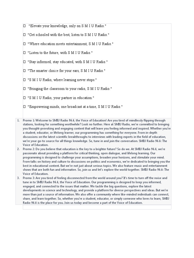 Id Promo | PDF | Learning | Cognition