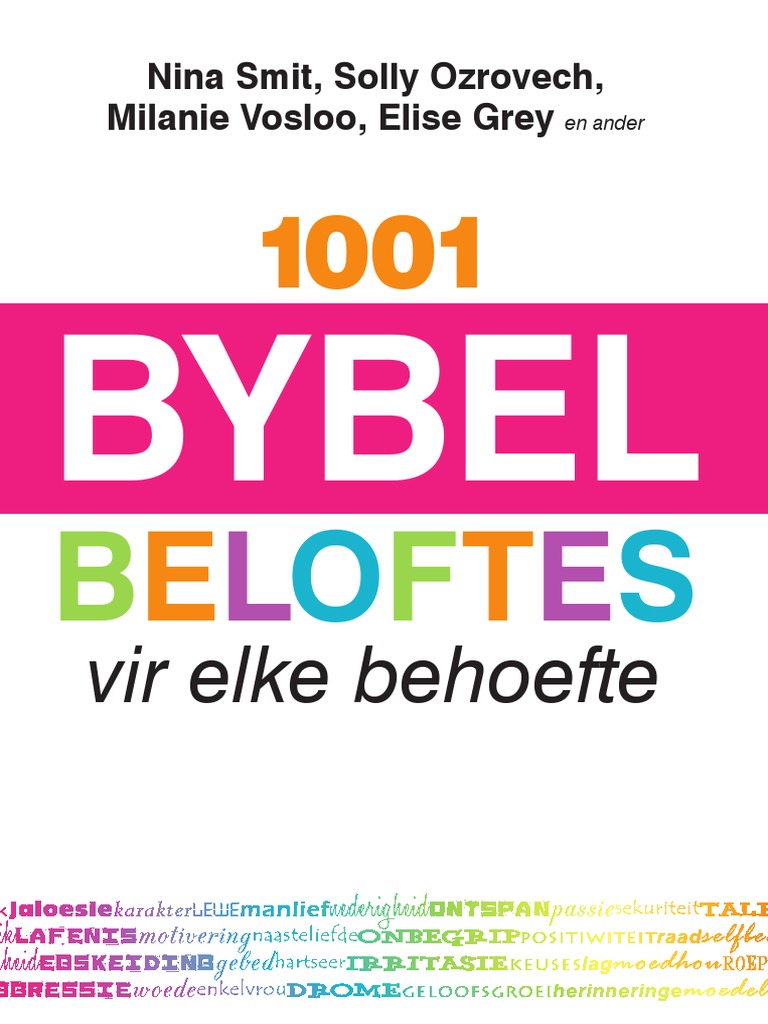 1001 BYBEL BELOFTES VIR ELKE BEHOEFTE BY NINA SMIT EN ANDER | PDF