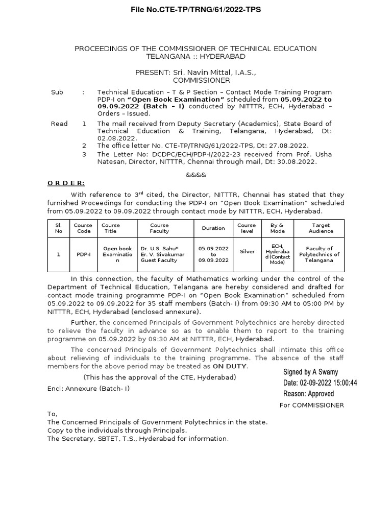Open Book Approved Proceedings | PDF