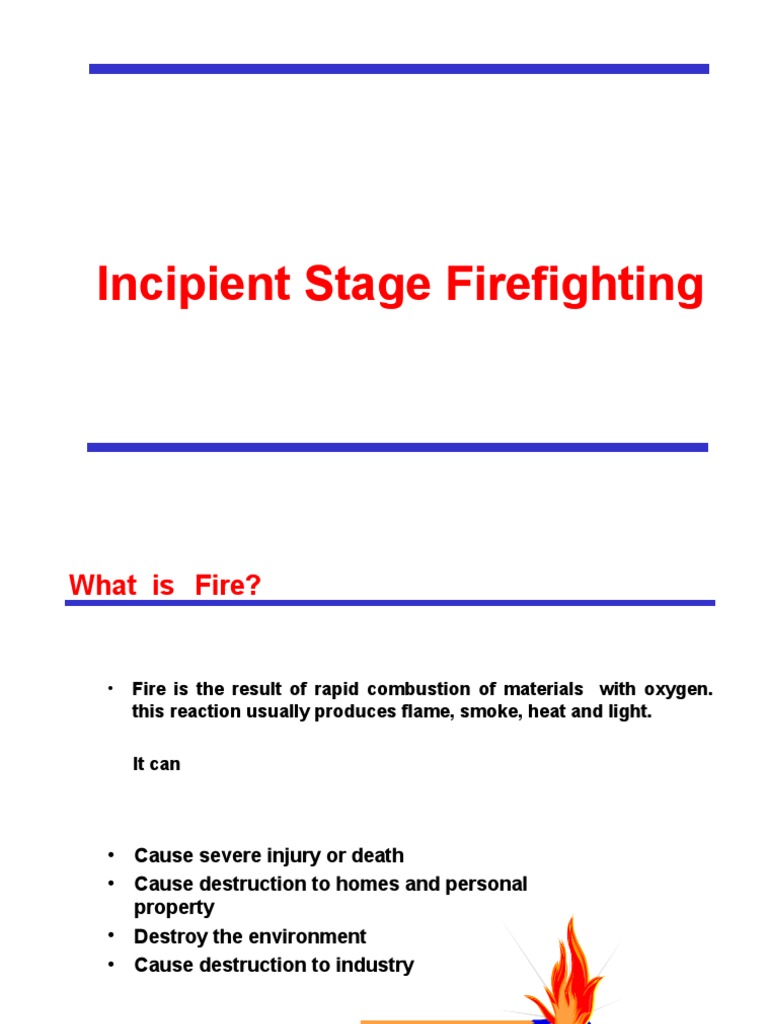 CAT-03 Incipient Stage Firefighting-English | PDF | Fires | Combustion