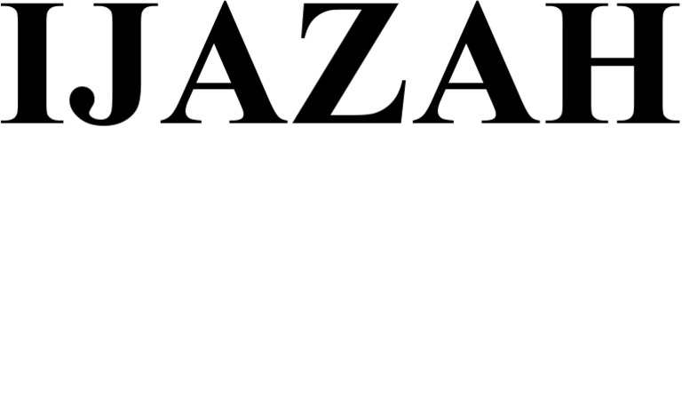 Tulisan Ijazah 12 CM | PDF