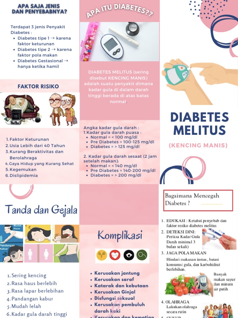 Leaflet Diabetes Melitus | PDF