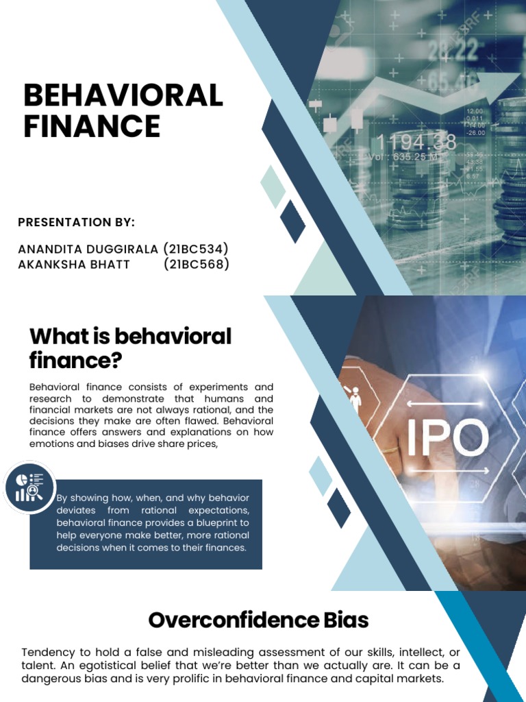 Behavioural Finance | PDF | Behavioral Economics | Rationality