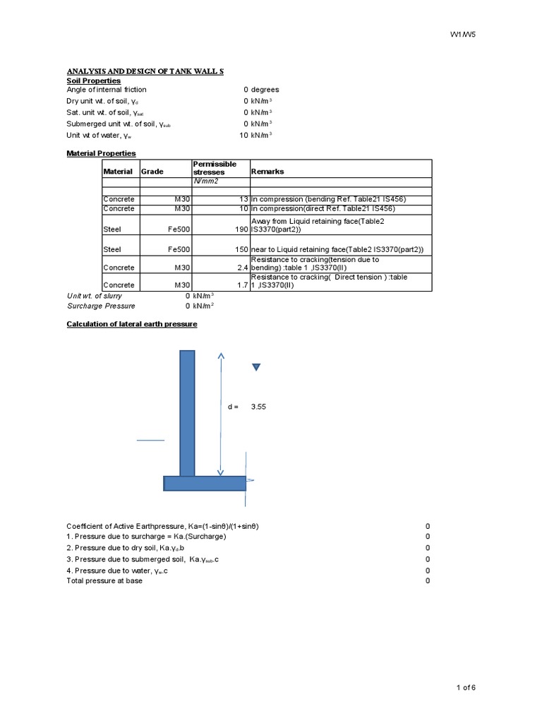 Bro Wall W1-W5 - Rev-15-06 | Download Free PDF | Mechanical Engineering | Applied And ...