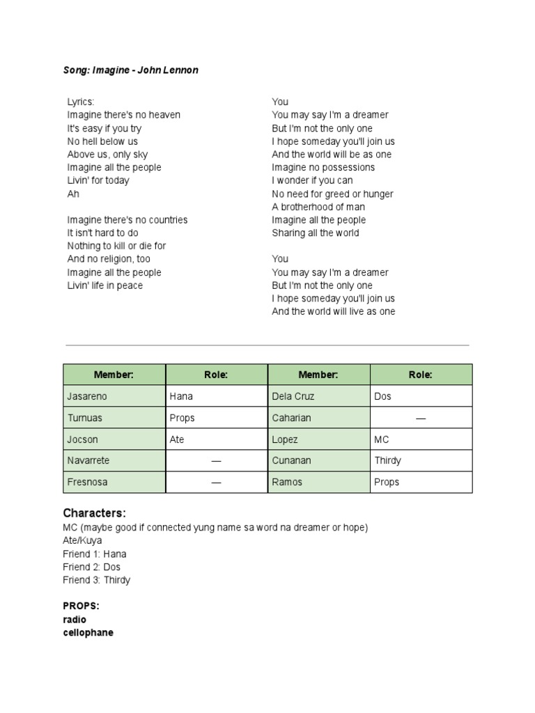 Song Interpretation | PDF