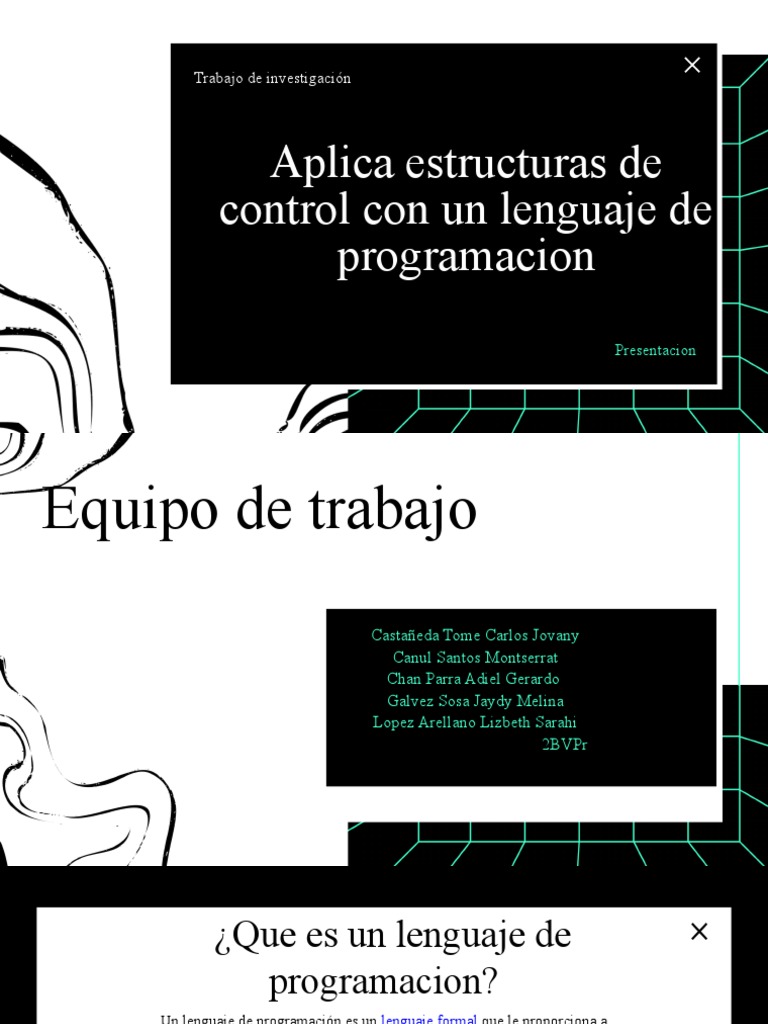 Aplica Estructuras de Control Con Un Lenguaje de Programacion. | PDF | Lenguaje de programación ...
