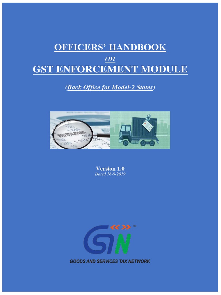 Officers Handbook - GST Enforcement | PDF | Assignment (Law)