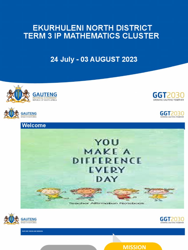 2023 Term3 Cluster Meeting | PDF