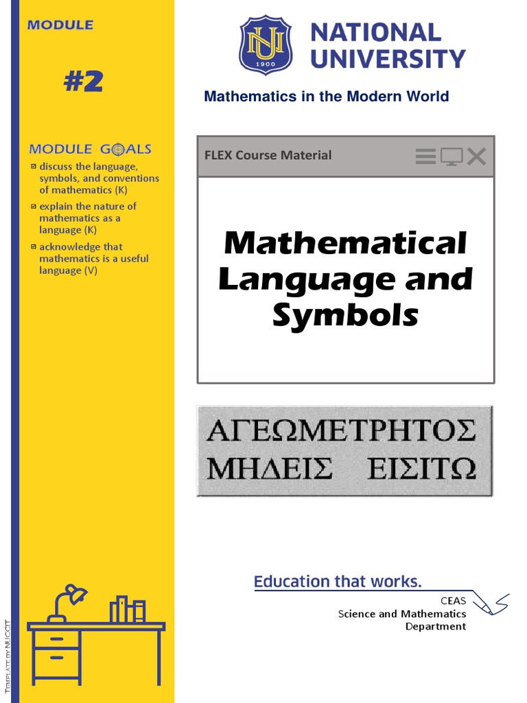 MMW Chapter 2 Module | PDF | Mathematics | English Language
