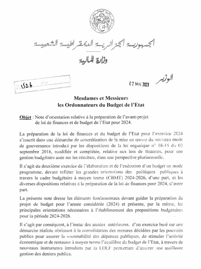 Note Orientation 2024 - 1 | PDF