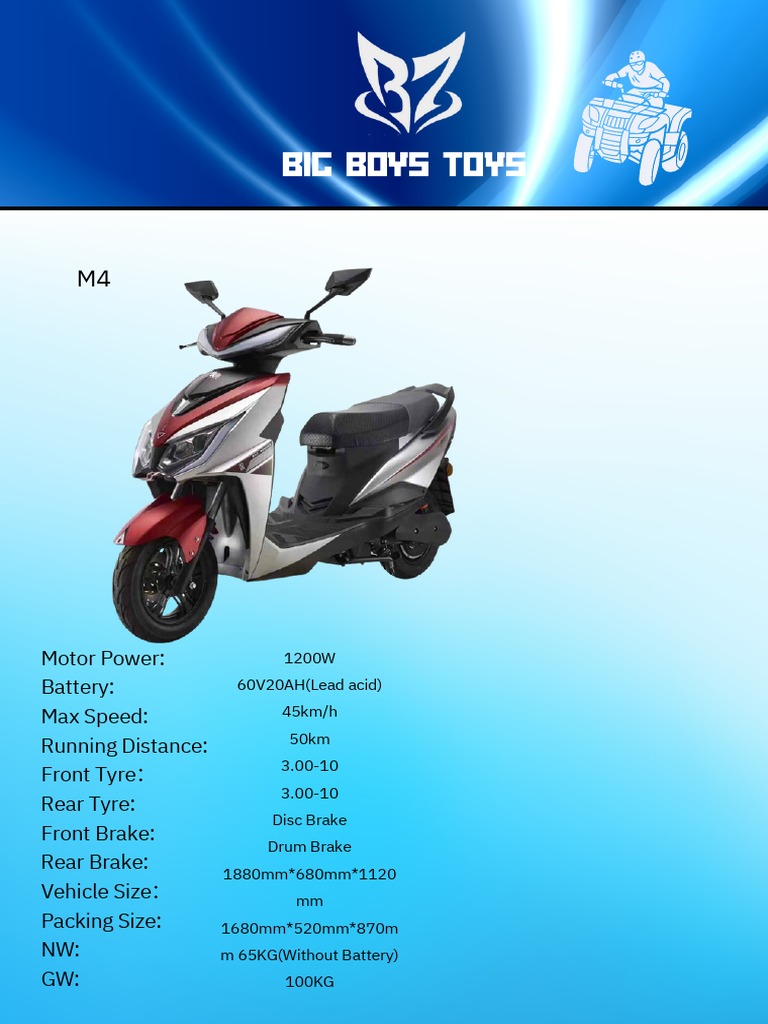Big Boys Toys | PDF | Brake | Electric Motor