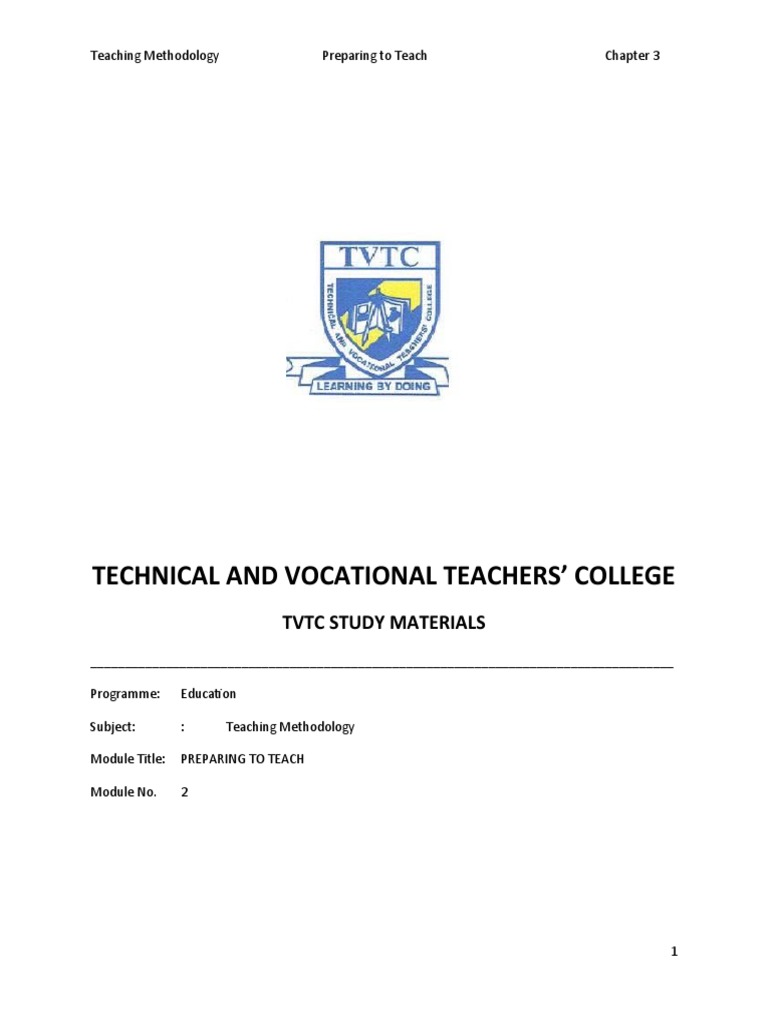 Teaching Methodolody Module 2 Revised June 18 | PDF | Learning | Pedagogy