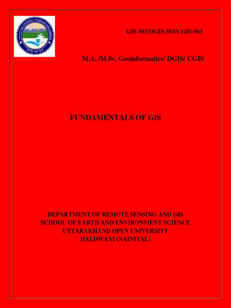 Fundamentals Of Gis Pdf
