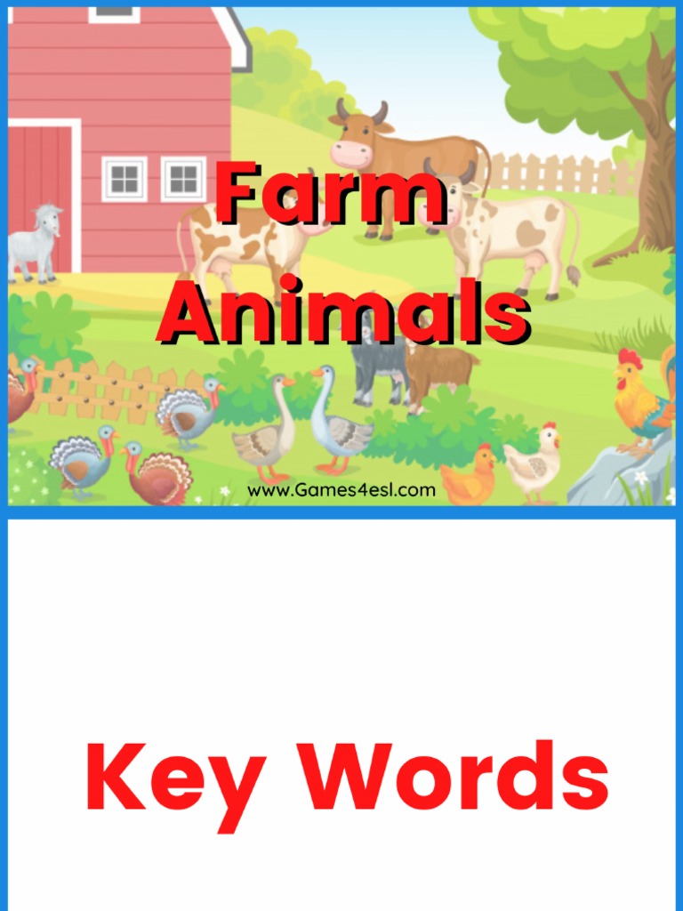 Farm Animals PowerPoint | PDF