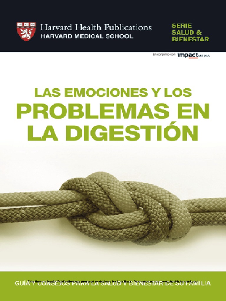 Las Emociones Y Los Intestinos Pdf Digestión Esófago
