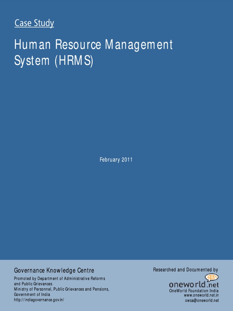 Pages 175 Human Resource Management System Hrms | PDF | Human Resource ...