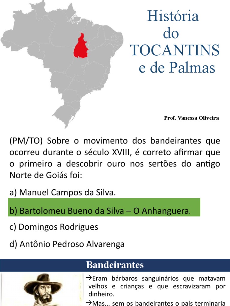História Do Tocantins | PDF