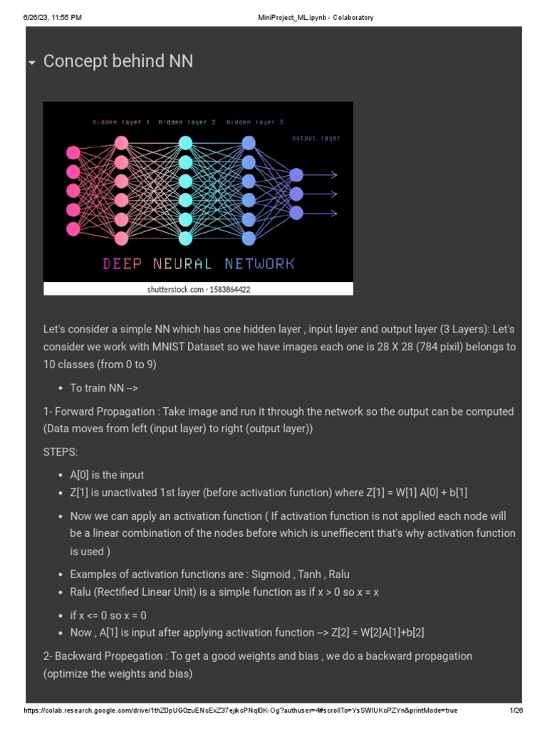 MiniProject - ML - Ipynb - Colaboratory | PDF | Computing | Applied Mathematics