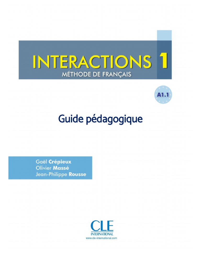 Interactions 1 GP | PDF