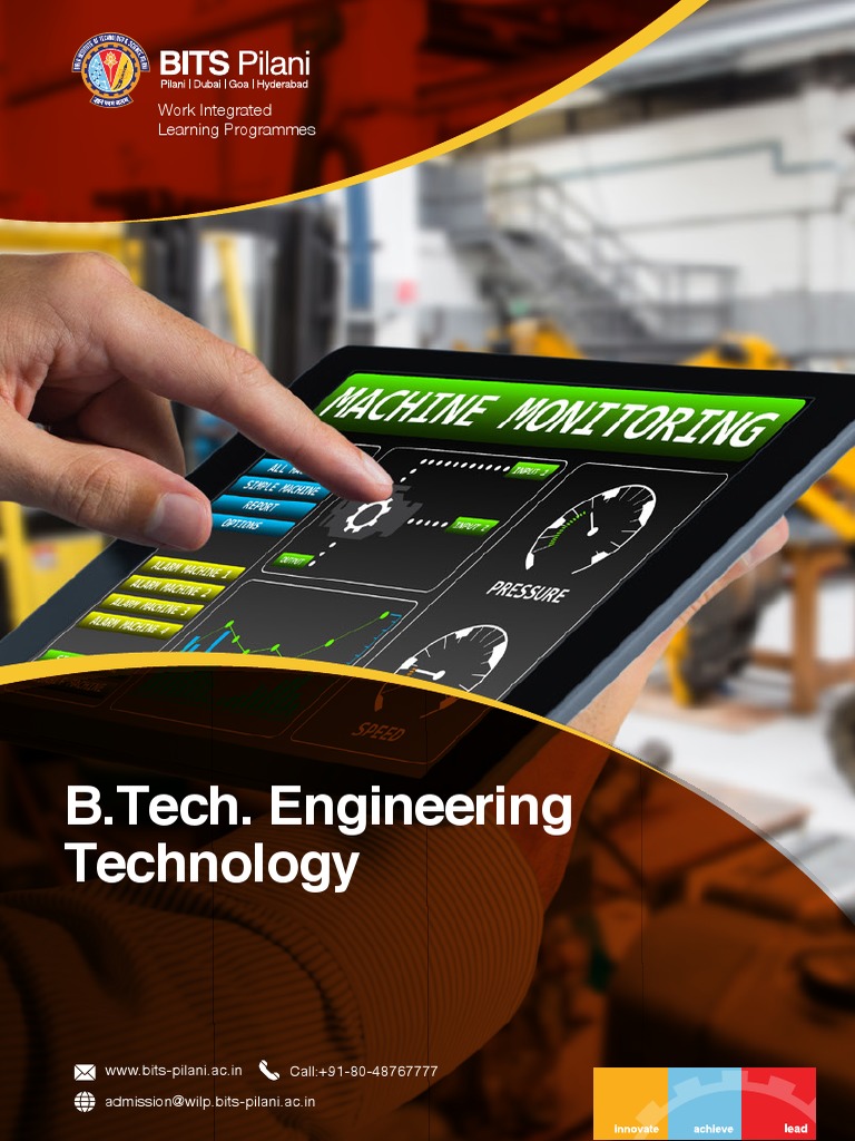 B.Tech. Engineering Technology WILP Program | PDF | Electric Motor ...