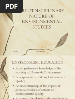 The Multidisciplinary Nature of Environmental Studies | Sustainability ...