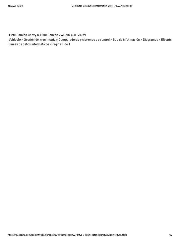Computer Data Lines (Information Bus) - ALLDATA Repair | PDF | Vehicles ...