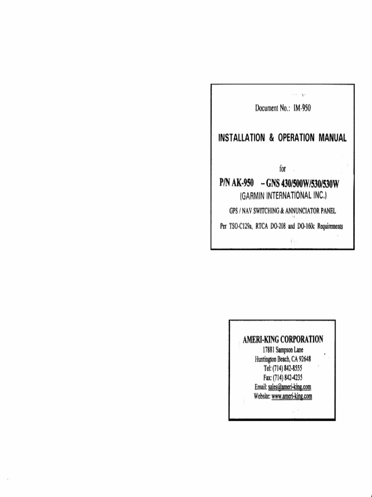 Ak 950 | PDF