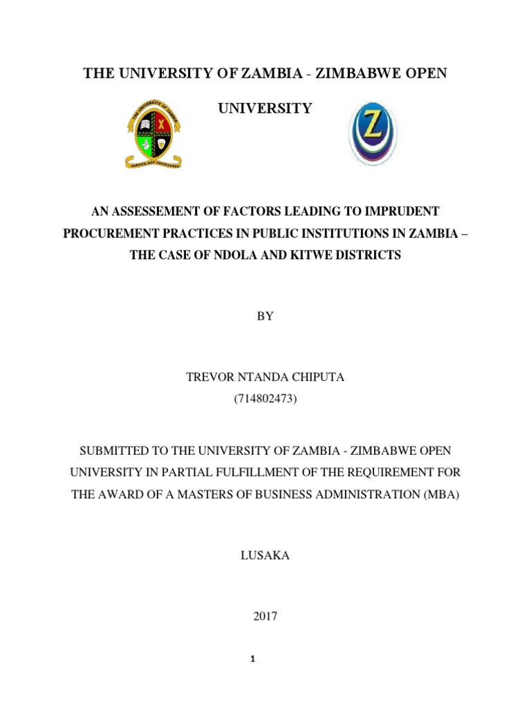 Unza ZPP | PDF | Career & Growth | Business