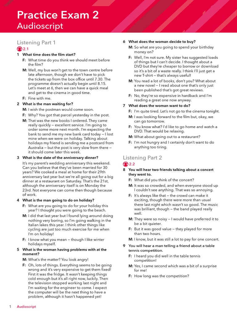 M06 Formula B1 PracticeExam 2 AUD | PDF