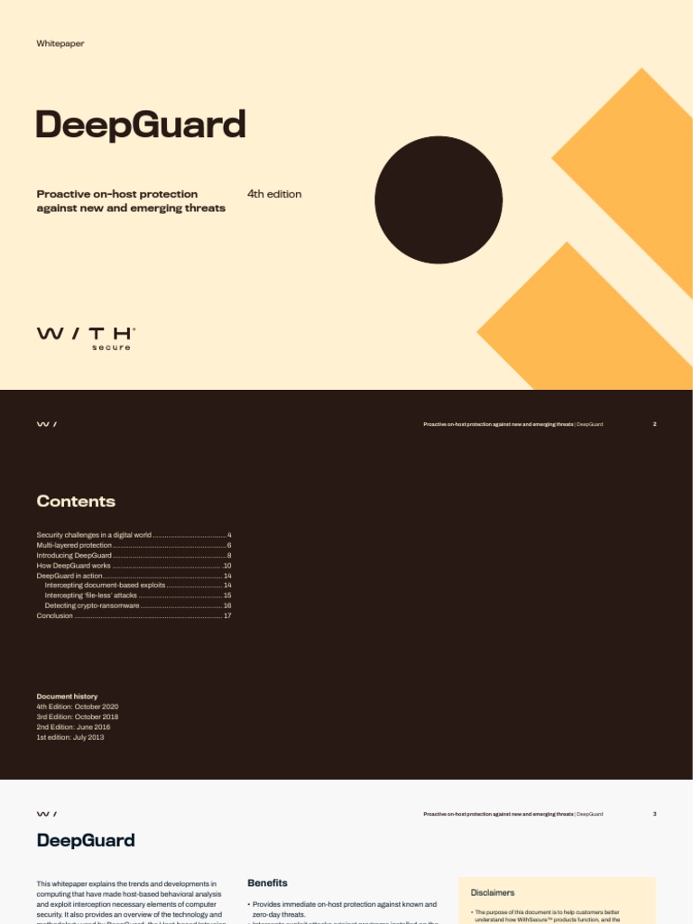 Withsecure Deepguard Whitepaper en | PDF | Malware | Ransomware