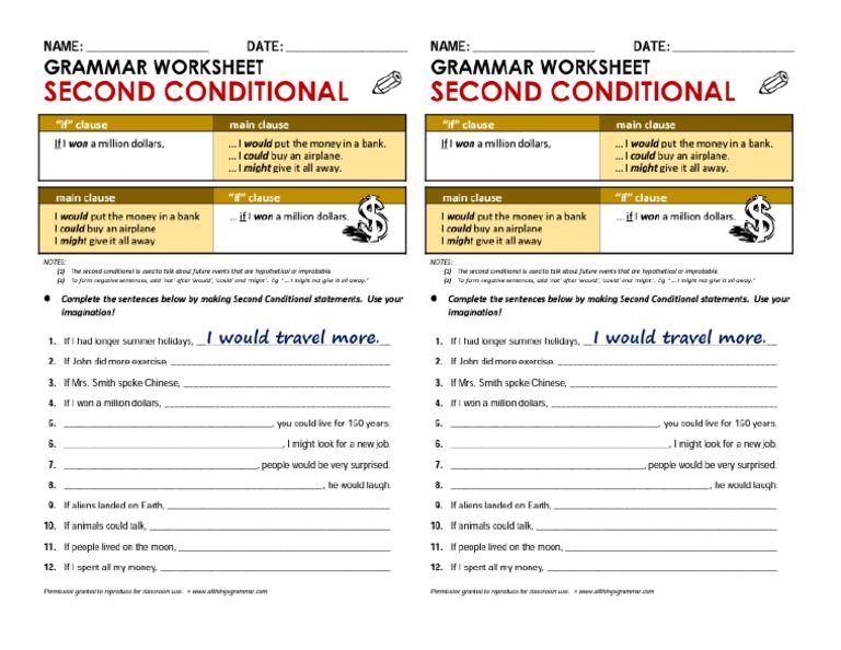 2nd conditional | PDF